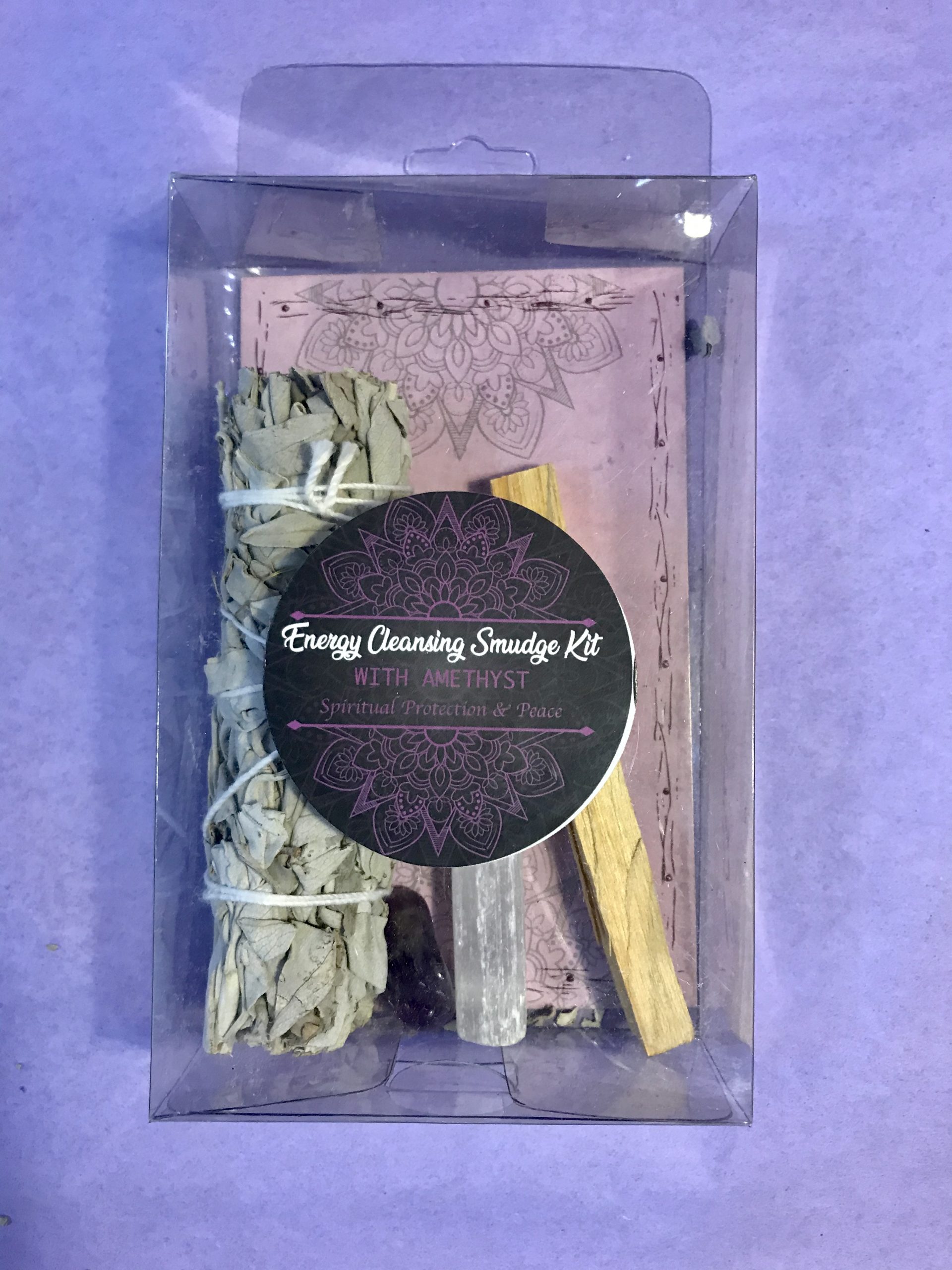 Sage and Gemstone Kit with Amethyst – A Time for Karma
