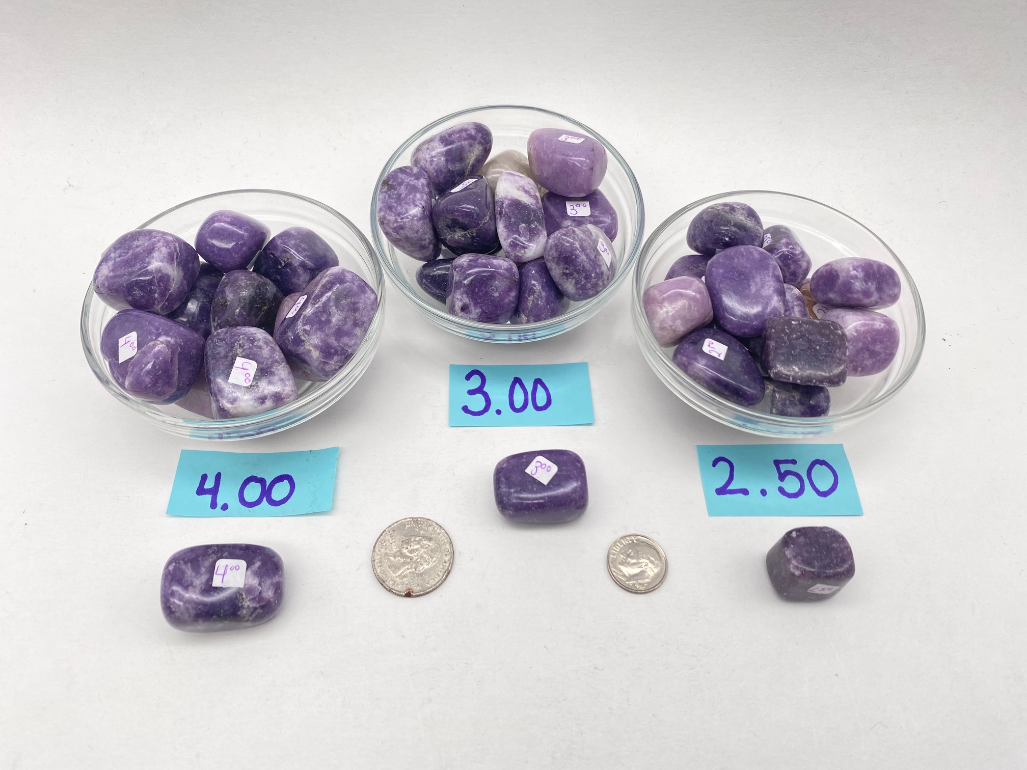 Lepidolite – Tumbled Stones – A Time for Karma