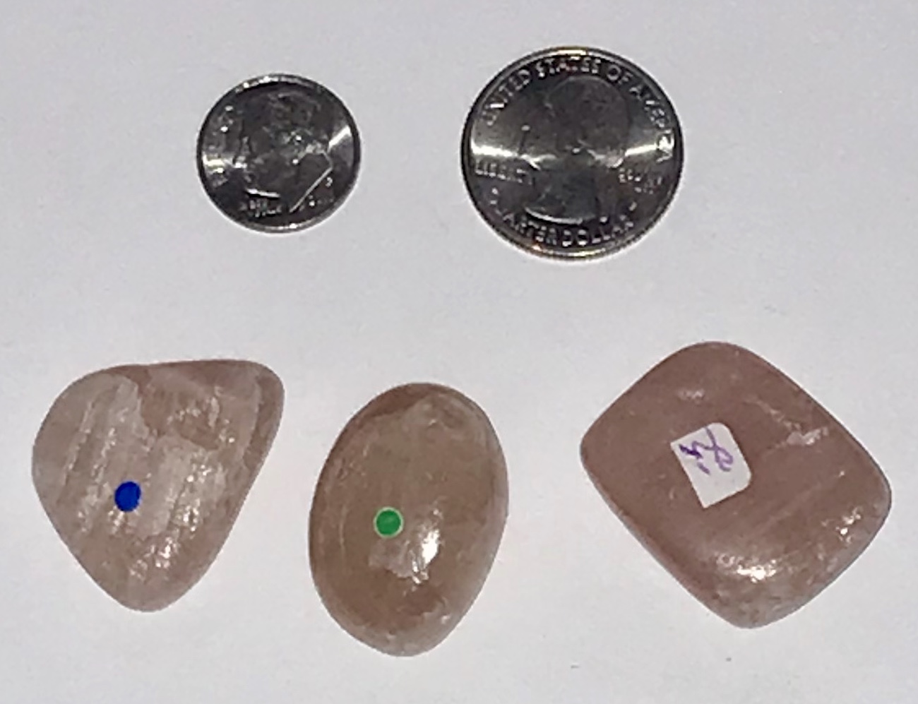 Red Calcite – Tumbled Stones – A Time for Karma