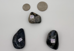 Blue Chert – Tumbled Stones – A Time for Karma