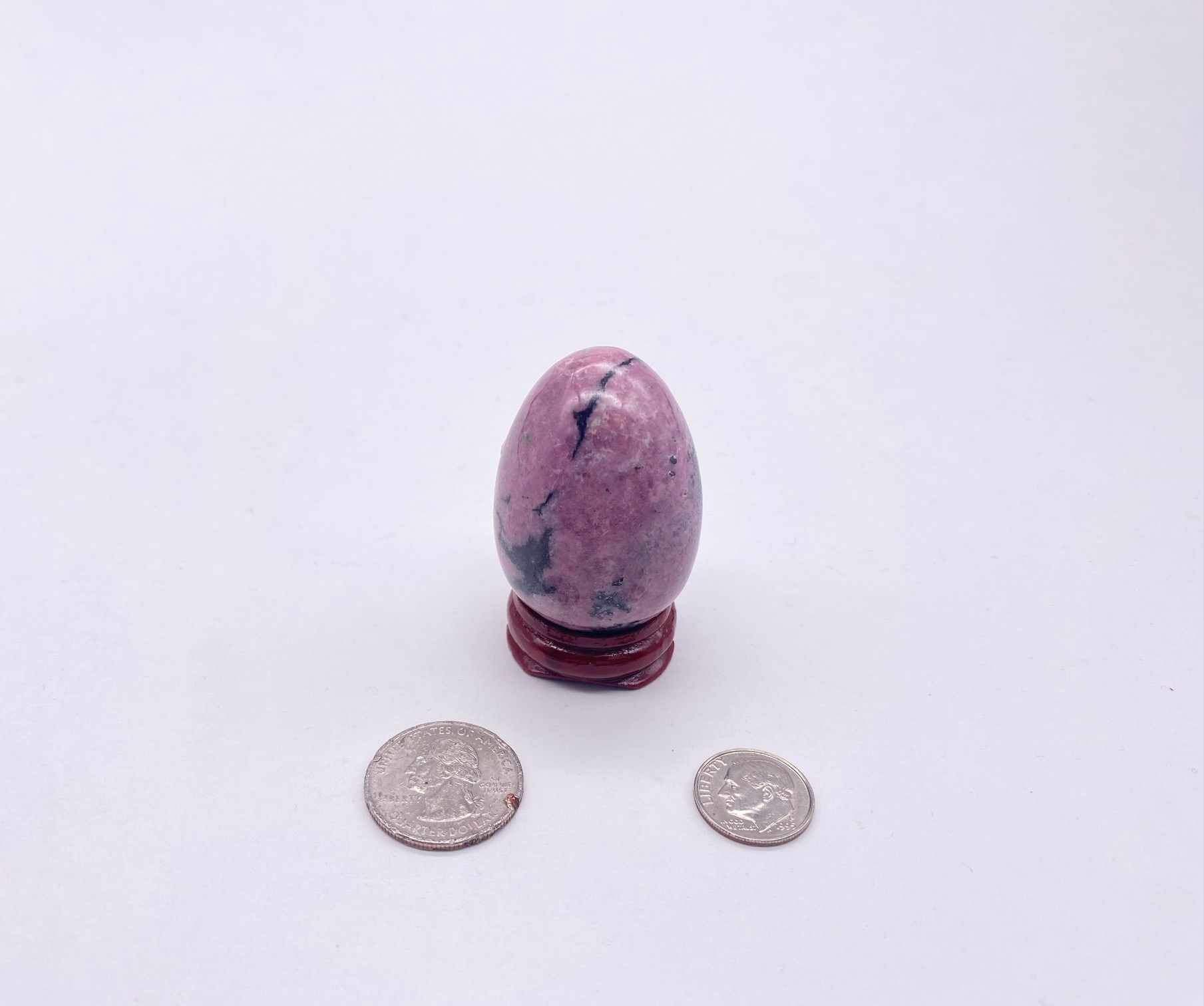Rhodonite Egg – A Time for Karma