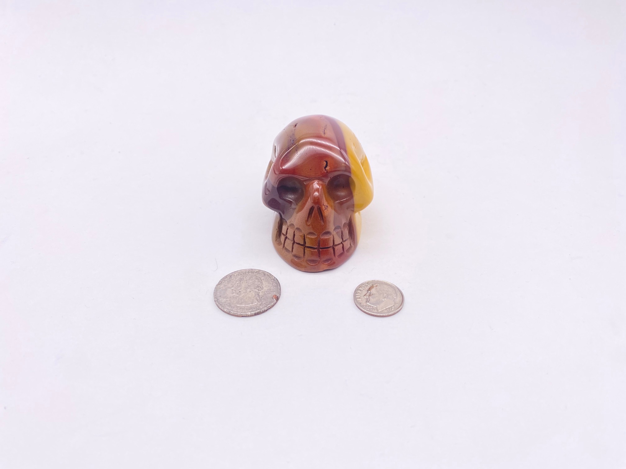 Mookaite Jasper Skull – A Time for Karma