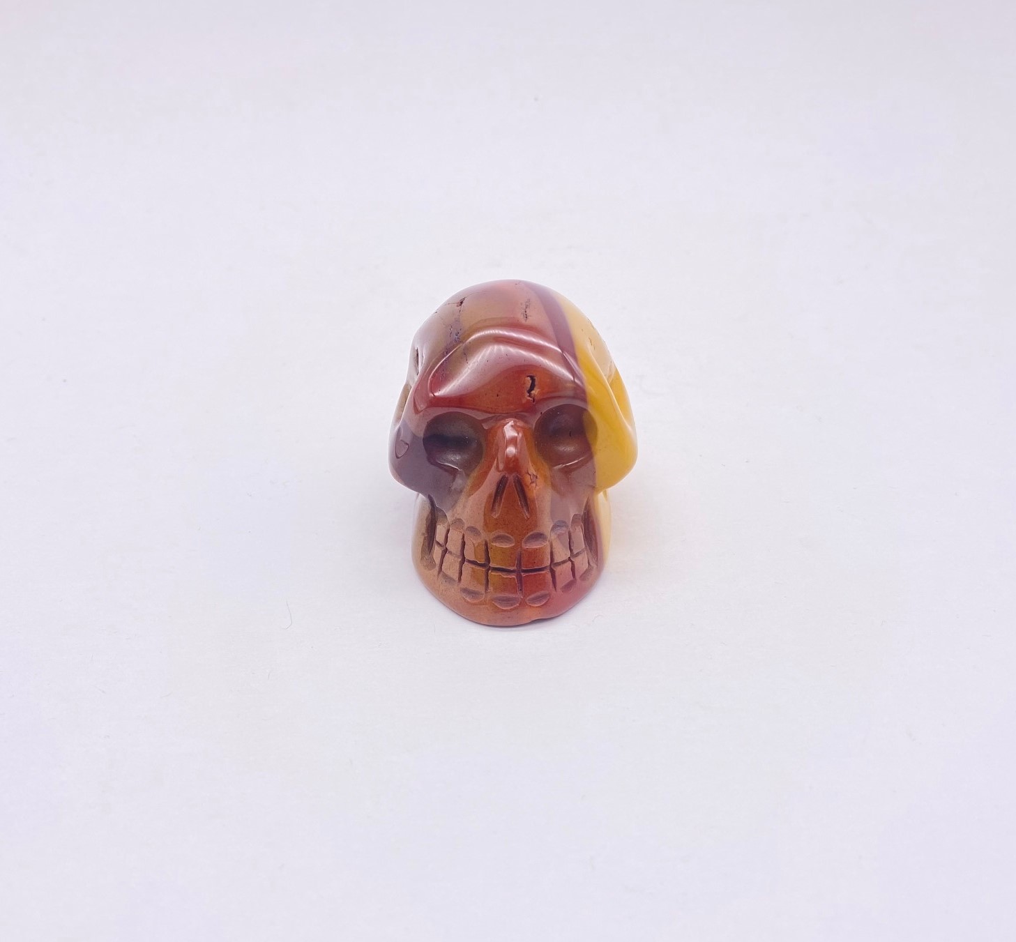 Mookaite Jasper Skull – A Time for Karma