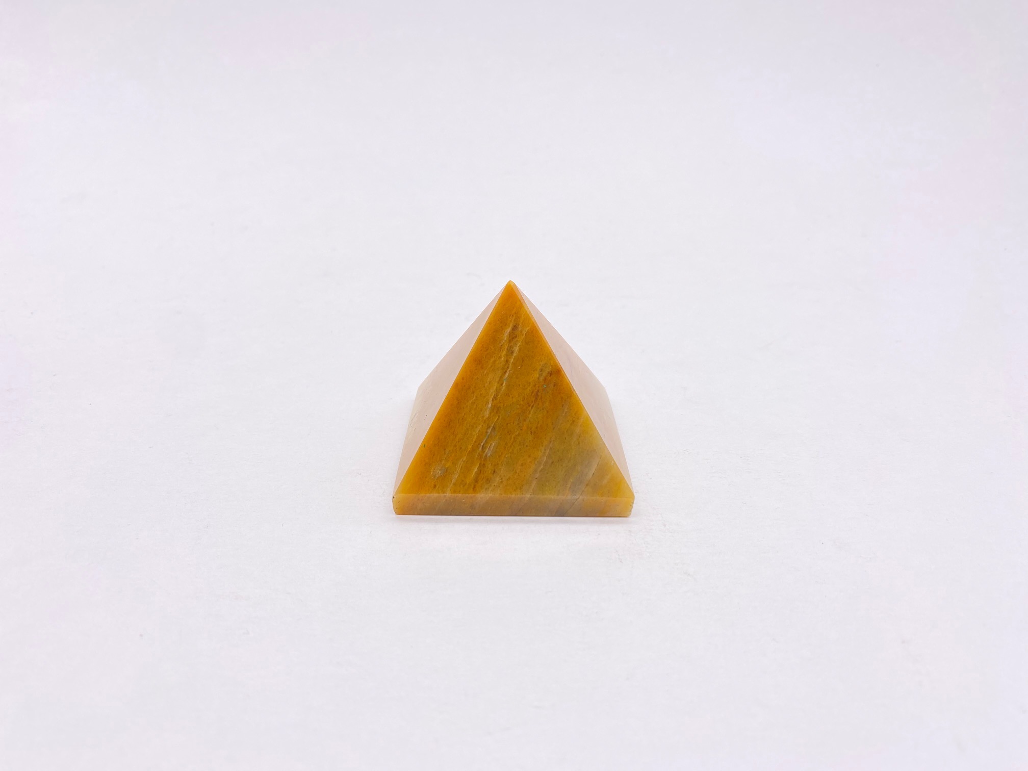 Pyramid – Yellow Jasper – A Time for Karma