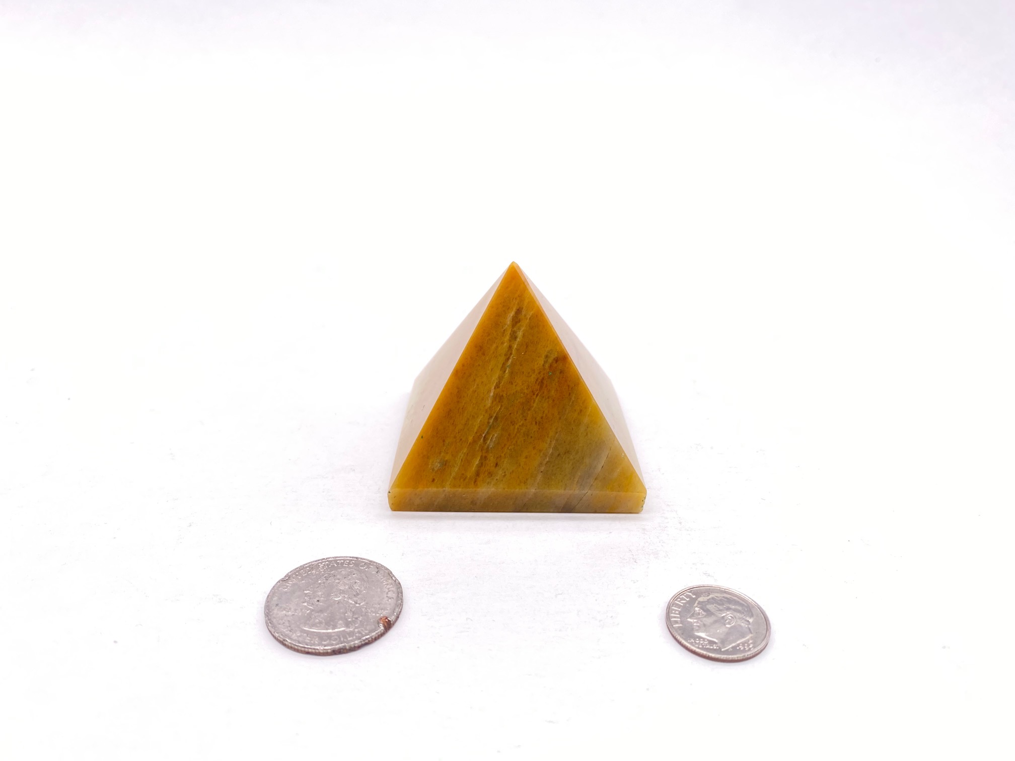 Pyramid – Yellow Jasper – A Time for Karma