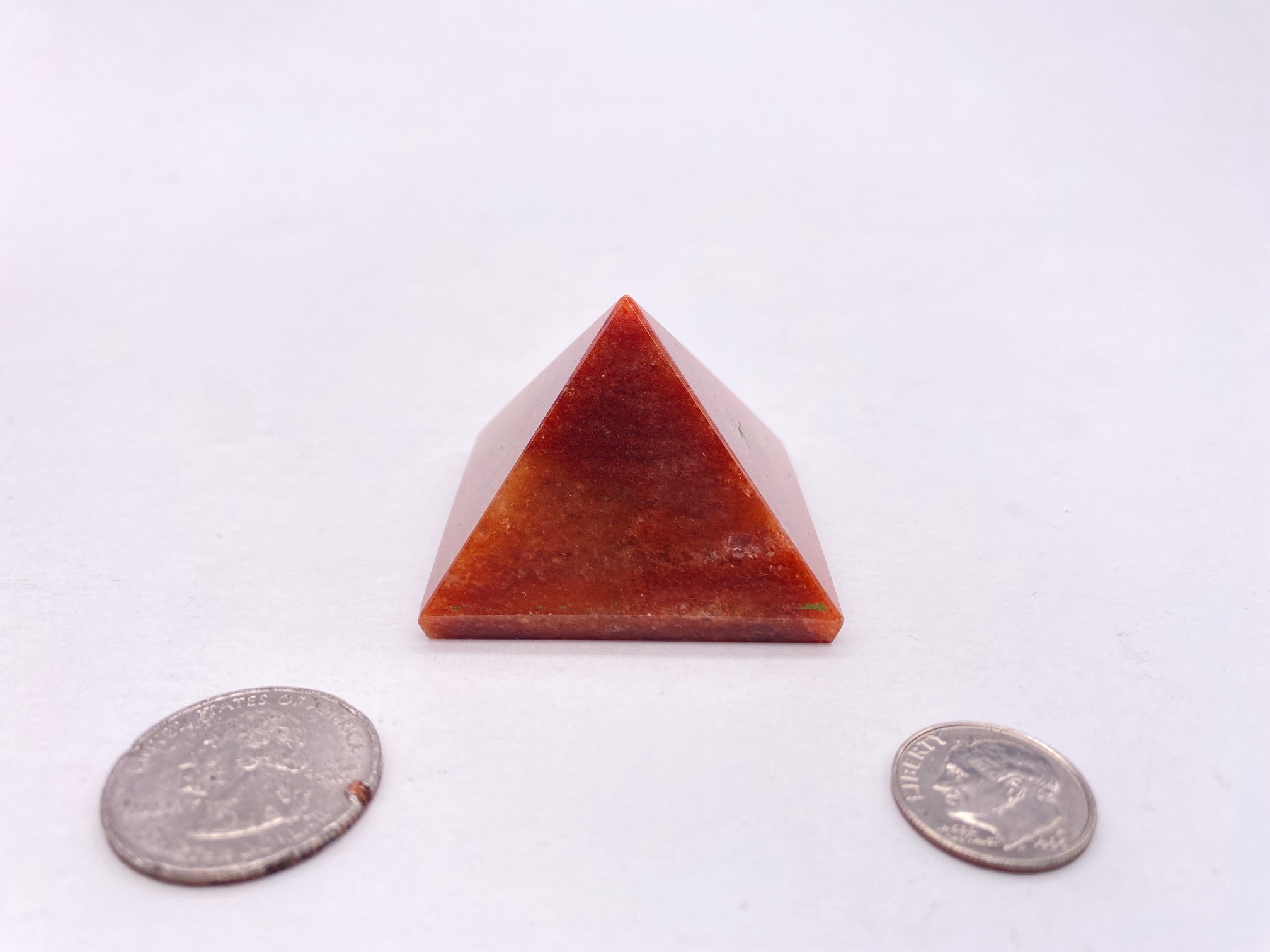Pyramid – Red Jasper – A Time for Karma