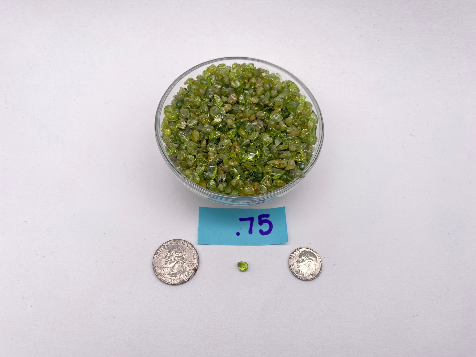 Peridot – Tiny Tumbled Stones – A Time for Karma