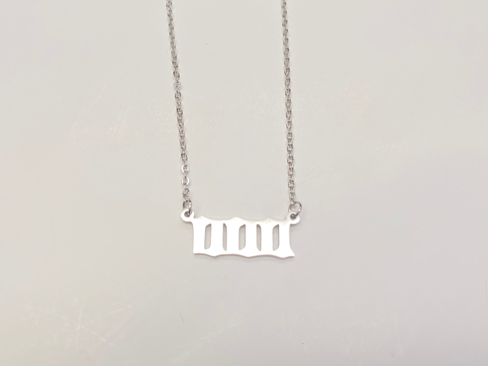 000 – Silver Angel Number Necklace – A Time for Karma